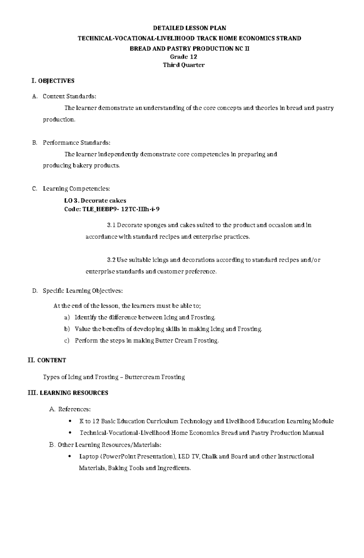 Skills-Demo-DLP Ronalyn-Cariaga - DETAILED LESSON PLAN TECHNICAL ...
