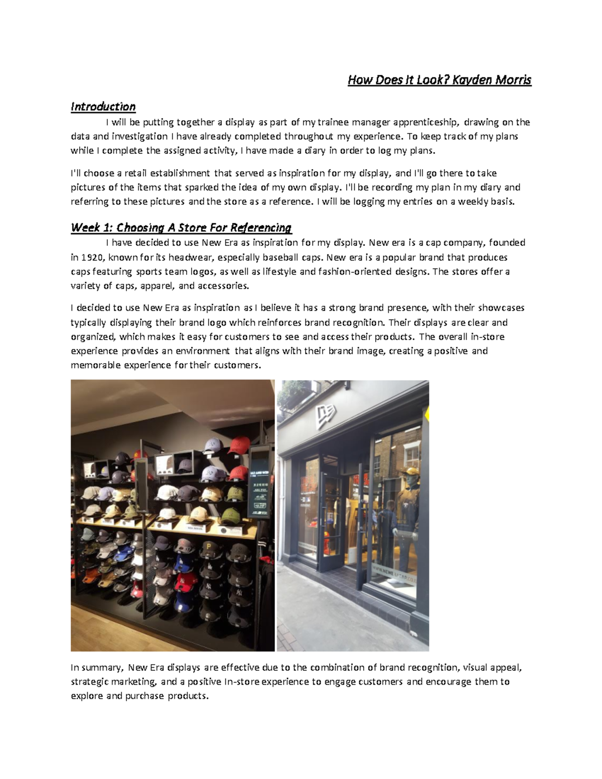 Level 3 Business Visual Merchandising Display - How Does It Look ...