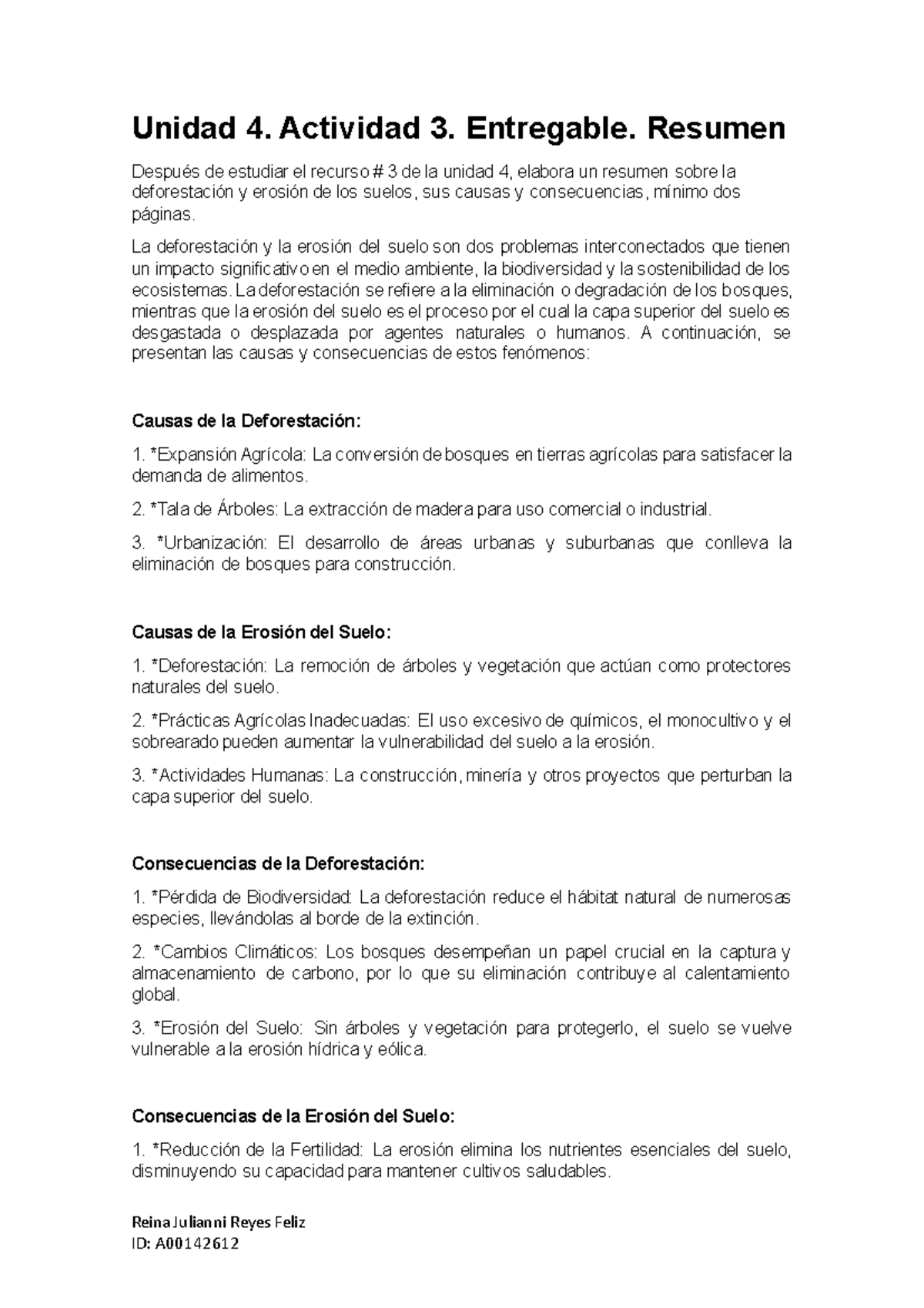 Reina Reyes - Unidad 4. Actividad 3. Entregable. Resumen - Reina ...