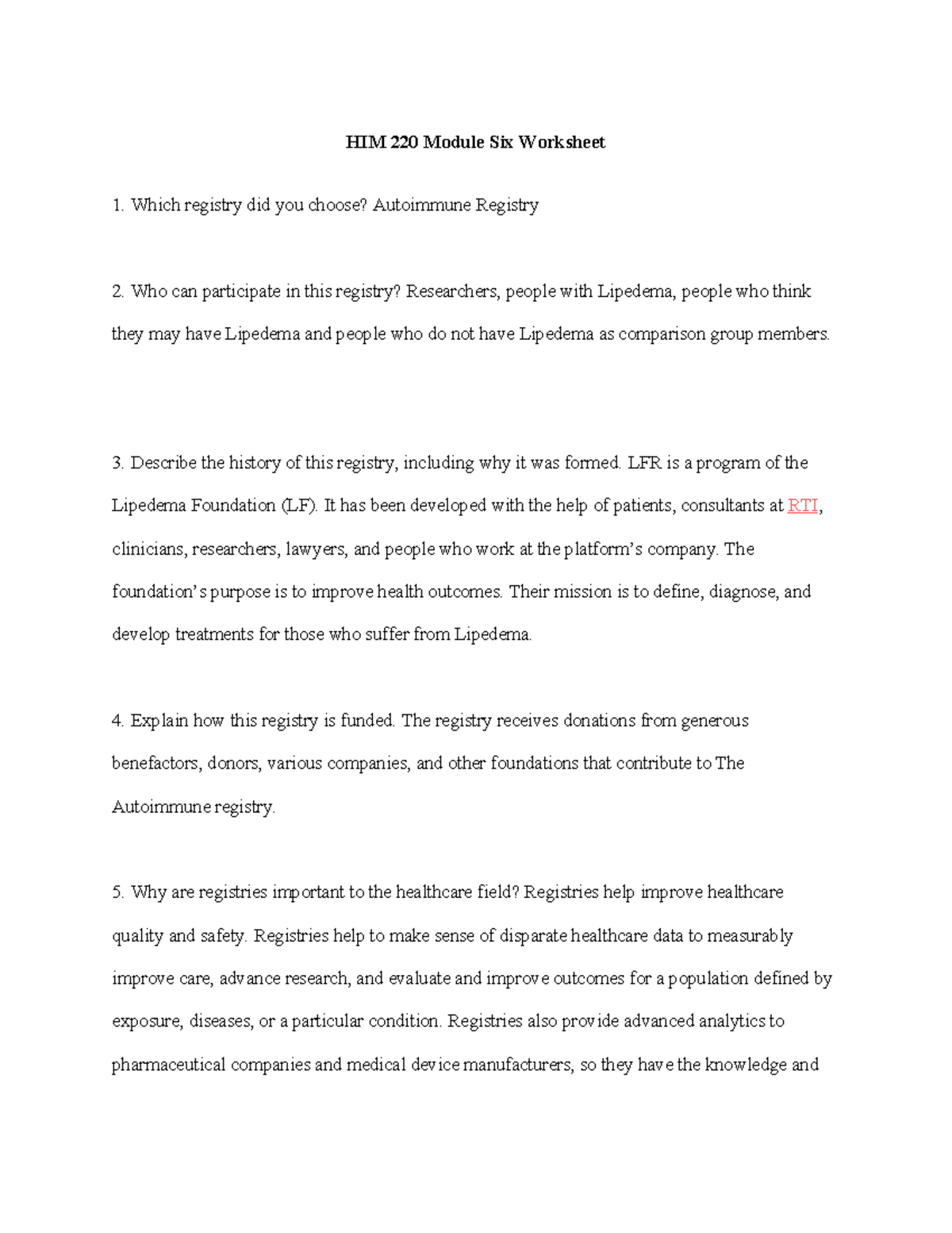 HIM 220 Module Six Worksheet - HIM 220 Module Six Worksheet Which ...