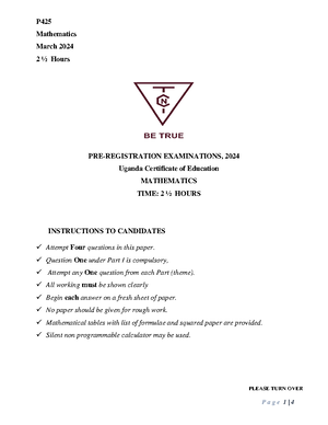 A Level Divinity 3 Notes - CHRISTIANITY IN THE EAST AFRICAN ENVIRONMENT ...