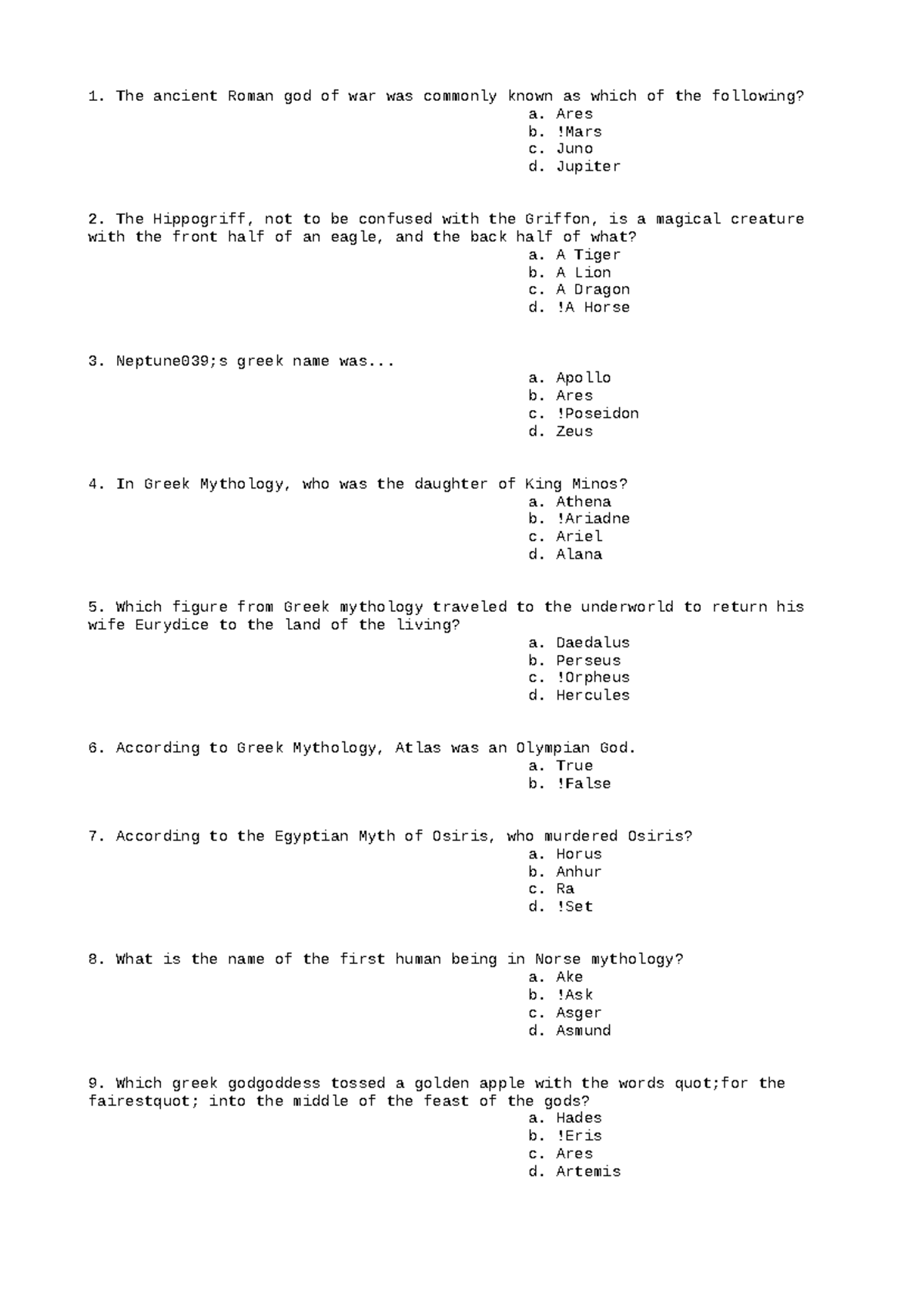 ECO159-Worksheet-2 - Worksheet - The ancient Roman god of war was ...