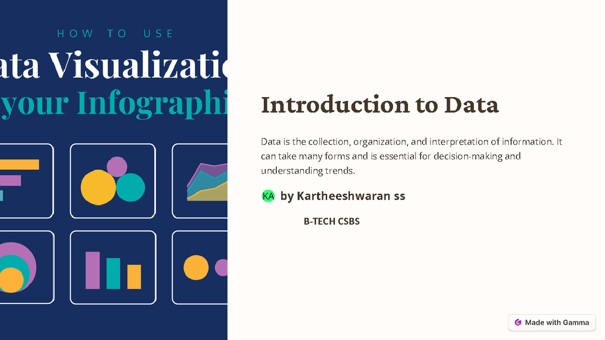 Introduction-to-Data - Introduction to Data Data is the collection ...