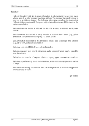 Database diagram - Introduction To Databases - Professor handle ...