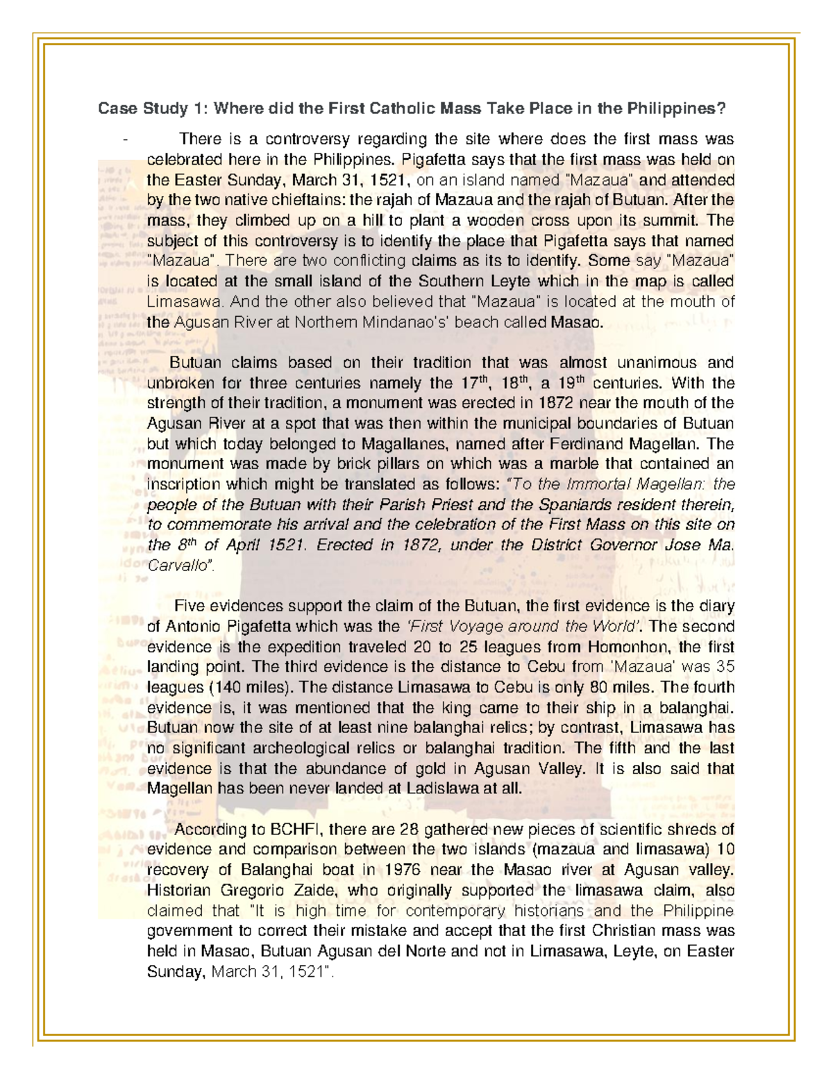 RPH Case Studies Berora - Warning: TT: undefined function: 32 Case ...