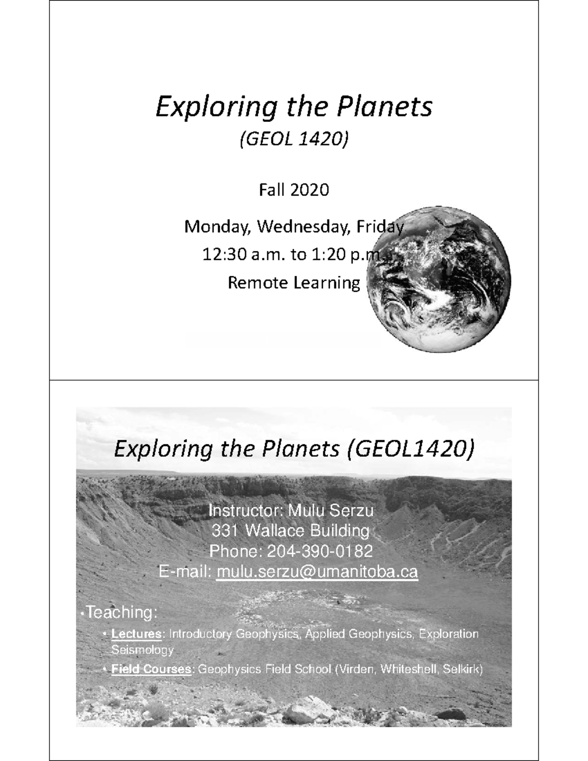 1 Introduction to Exploring the Planets 2020 Notes - Exploring the ...
