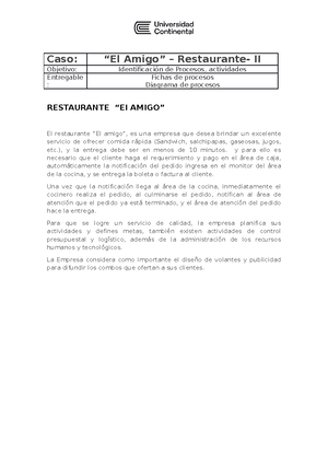 Evaluación Final Gestión Basada en Procesos-EPEZ - 1 FACULTAD DE: INGENIERIA ESCUELA ACADÉMICA ...