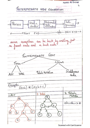 Mini-Compiler Project Report - A PROJECT REPORT on “MINI-COMPILER ...