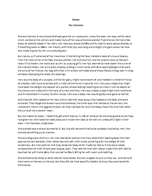 The Last Leaf By O - Henry Two girls namely Sue and Johnsy lived ...