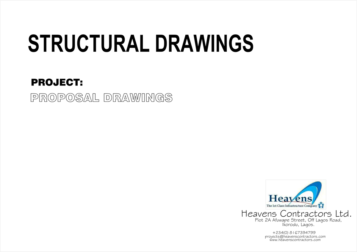 Renovation structural design ( Black) - PROJECT: PROPOSAL DRAWINGS ...