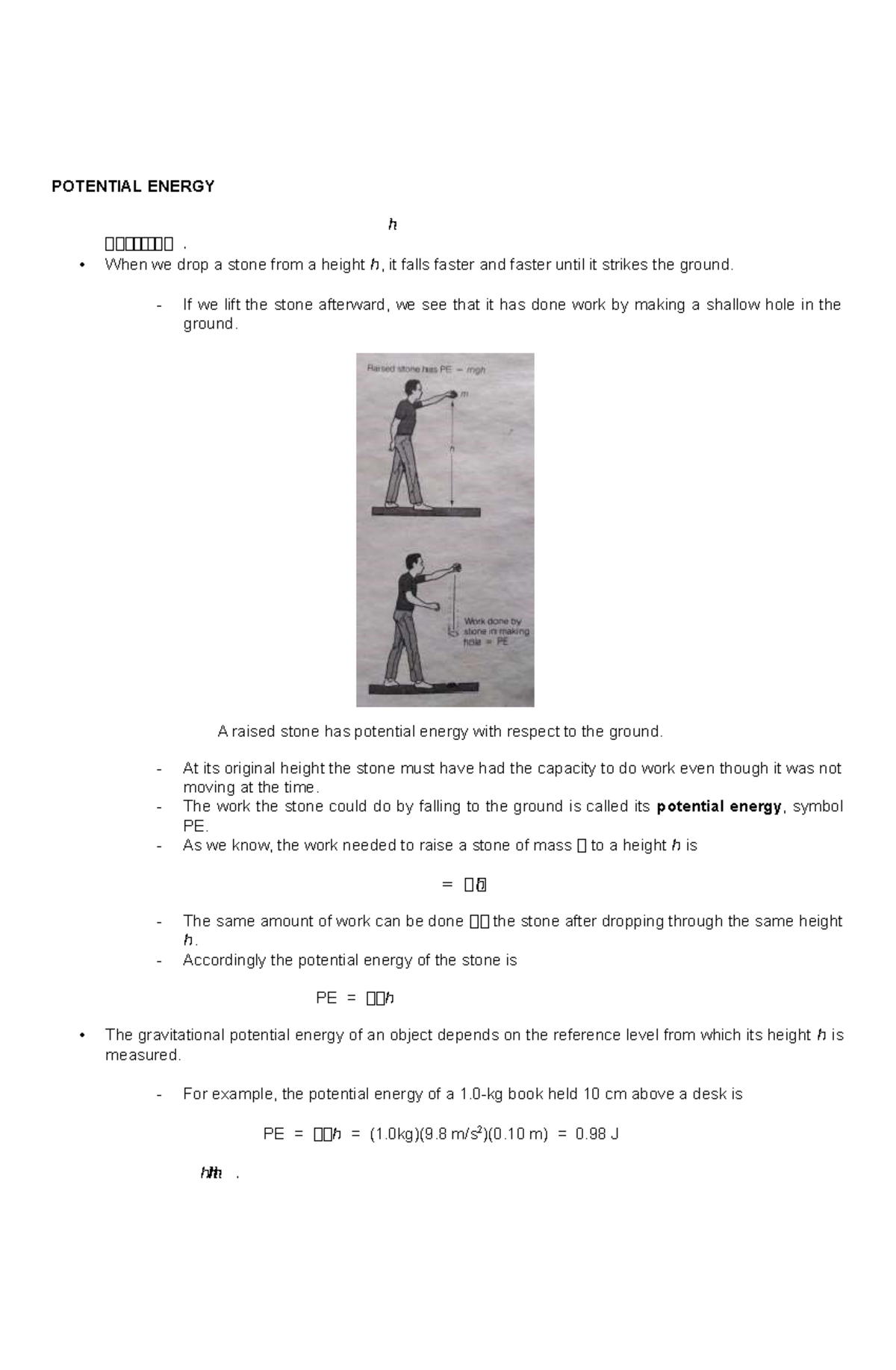 IM-9 Physics for Engineers - POTENTIAL ENERGY ℎℎℎℎℎℎℎℎℎℎℎℎℎℎℎ 𝑝𝑝𝑝𝑝𝑝𝑝𝑝𝑝 ...