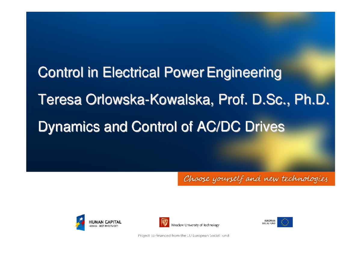 Lecture 10 IM v-f inverter+FOC - ControlControl inin ...