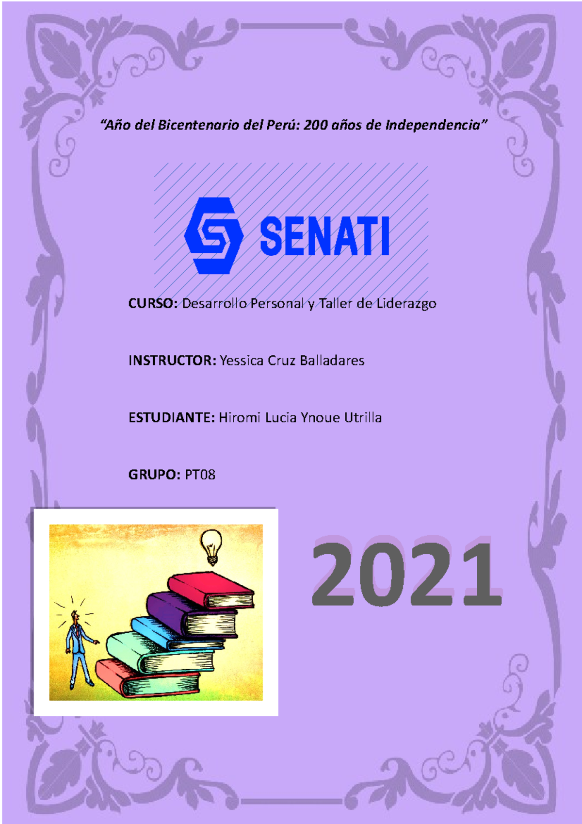 Desarrollo Personal senati - “Año del Bicentenario del Perú: 200 años ...