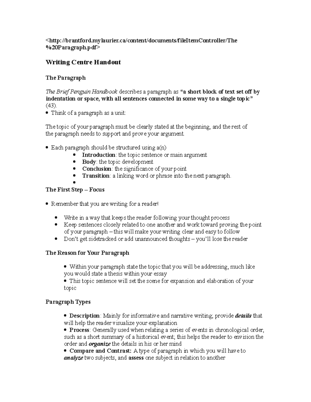 paragraphing rules in essay