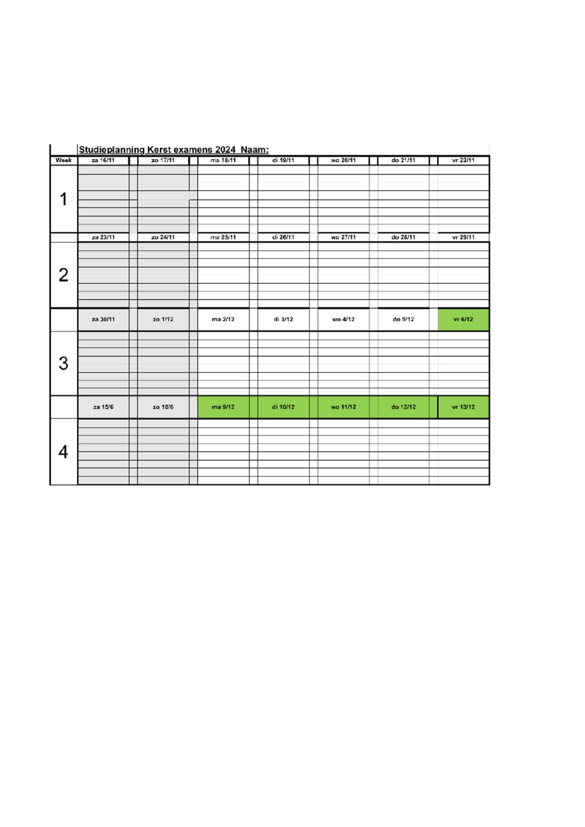Studieplanner - Planner - Orthopedagogisch werken 3 - Studieplanning ...