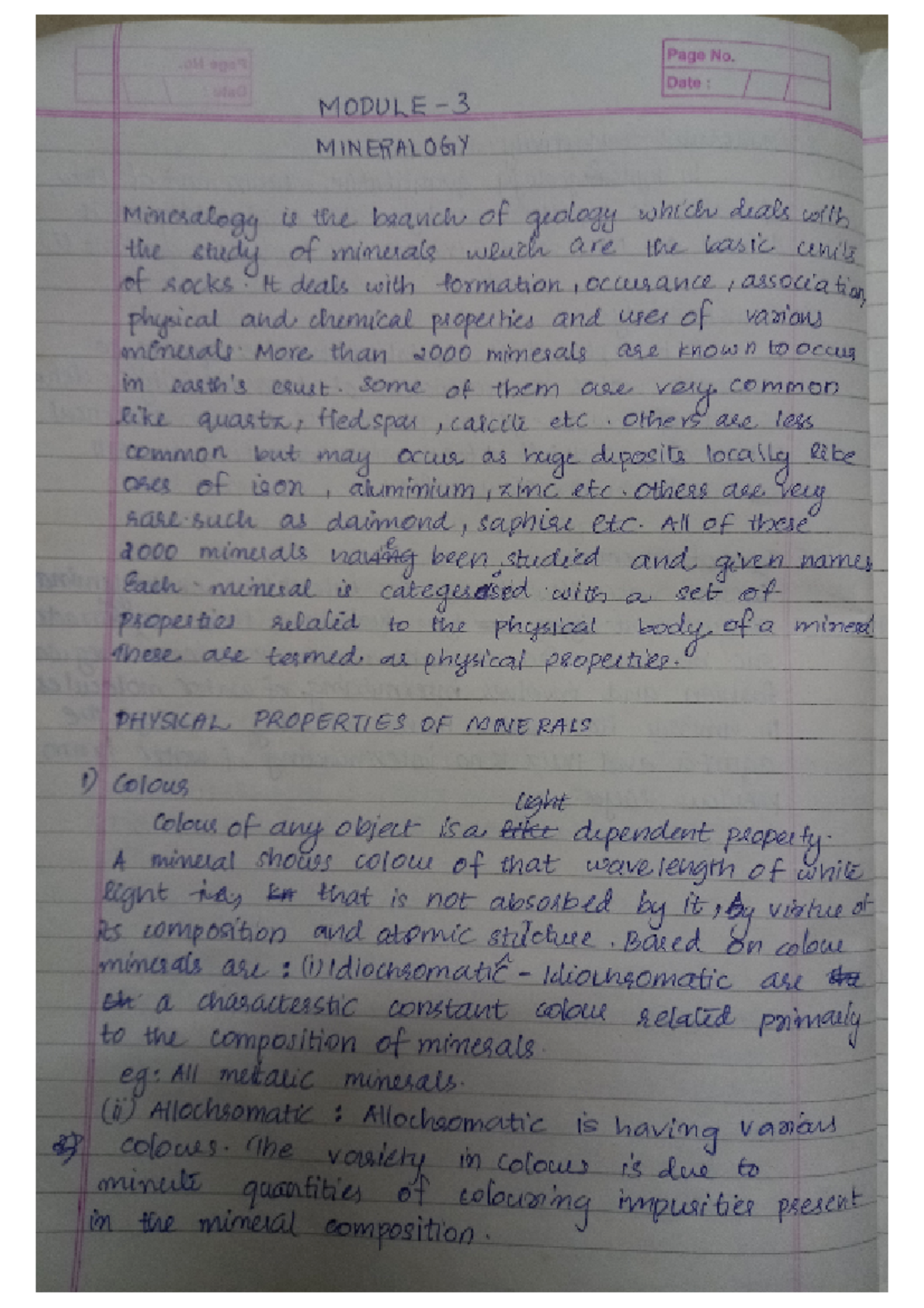 Module 3 Geology Engineering Geology Studocu