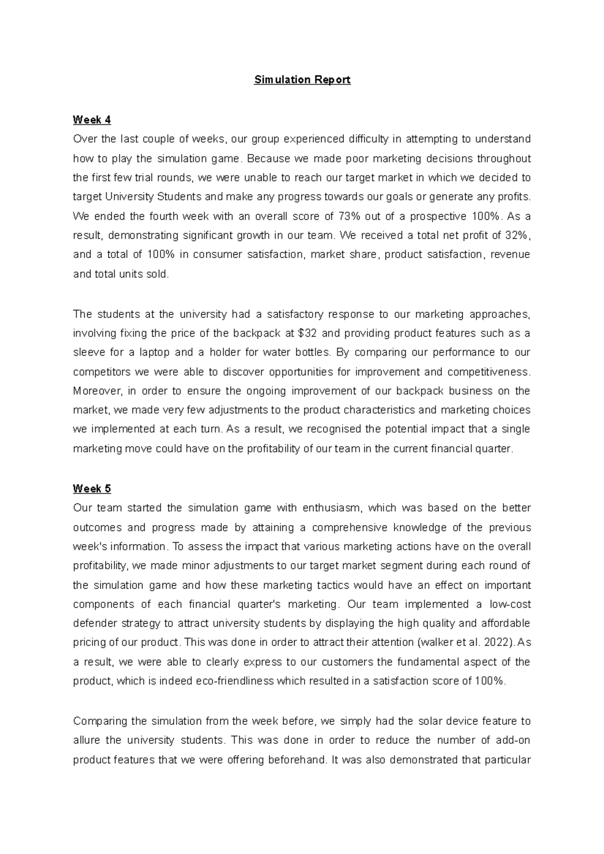 Simulation Report - Simulation Report Week 4 Over the last couple of ...