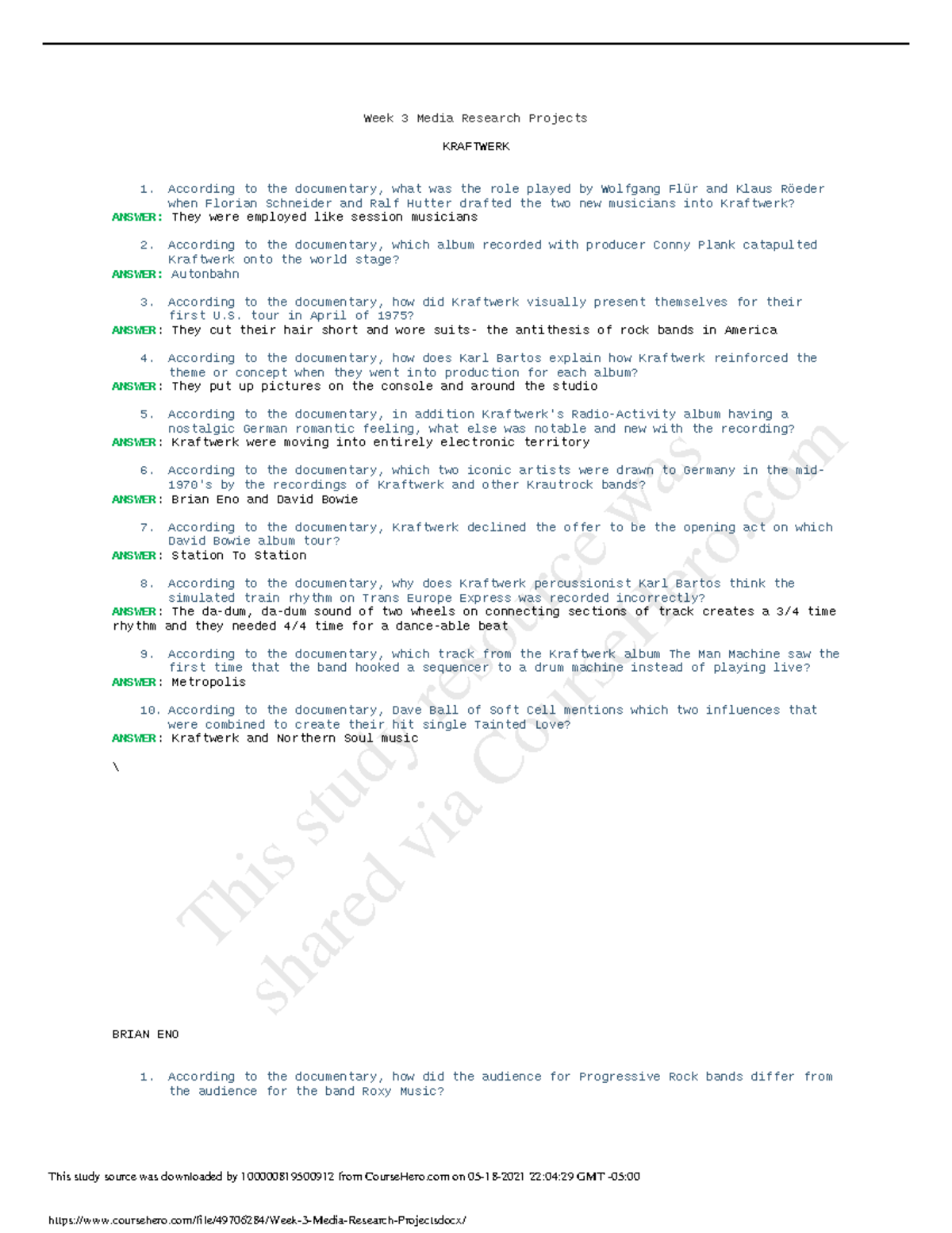 Week 3 Media Research Projects.docx - AUD3311 - Studocu