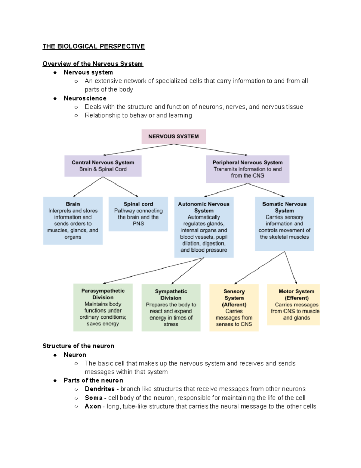 Gen Psych - The Biological Perspective - General Psychology - ANTEO ...