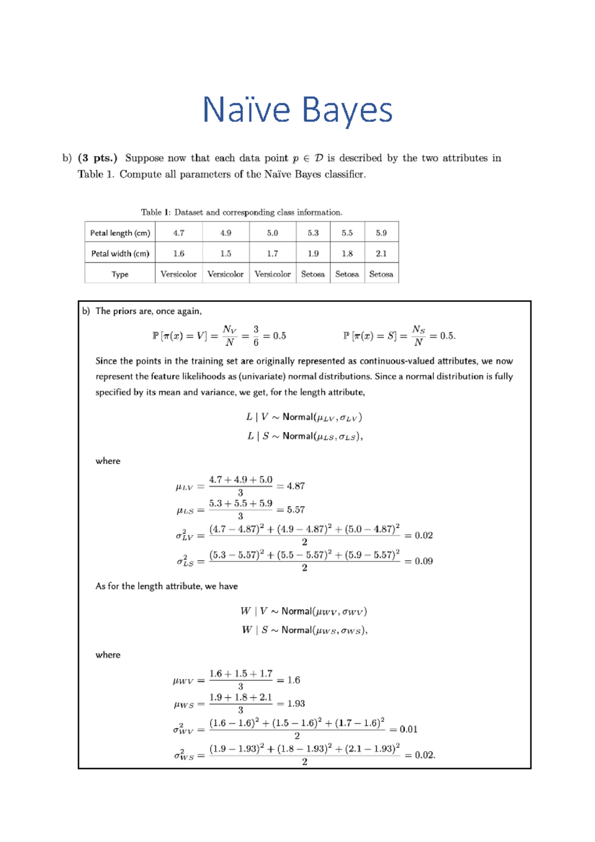 PADI apontamentos - Warning: TT: undefined function: 32 Naïve Bayes Logistic Regression Newton’s ...