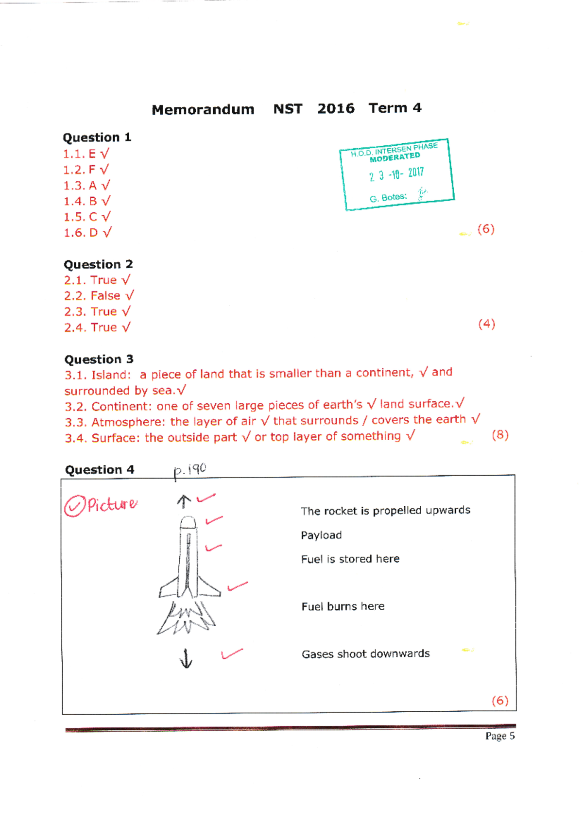 2017 Nov Exam Memo - Studocu