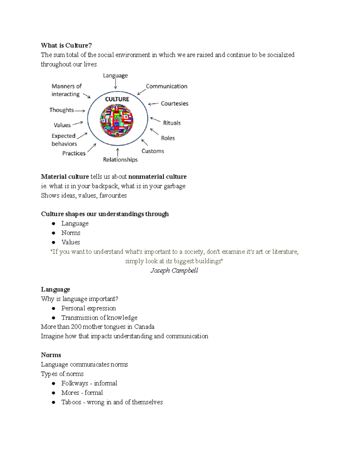 Copy of Chapters 3&4 - chapter 3 and 4 - Sociology 1025A/B - UWO - Studocu