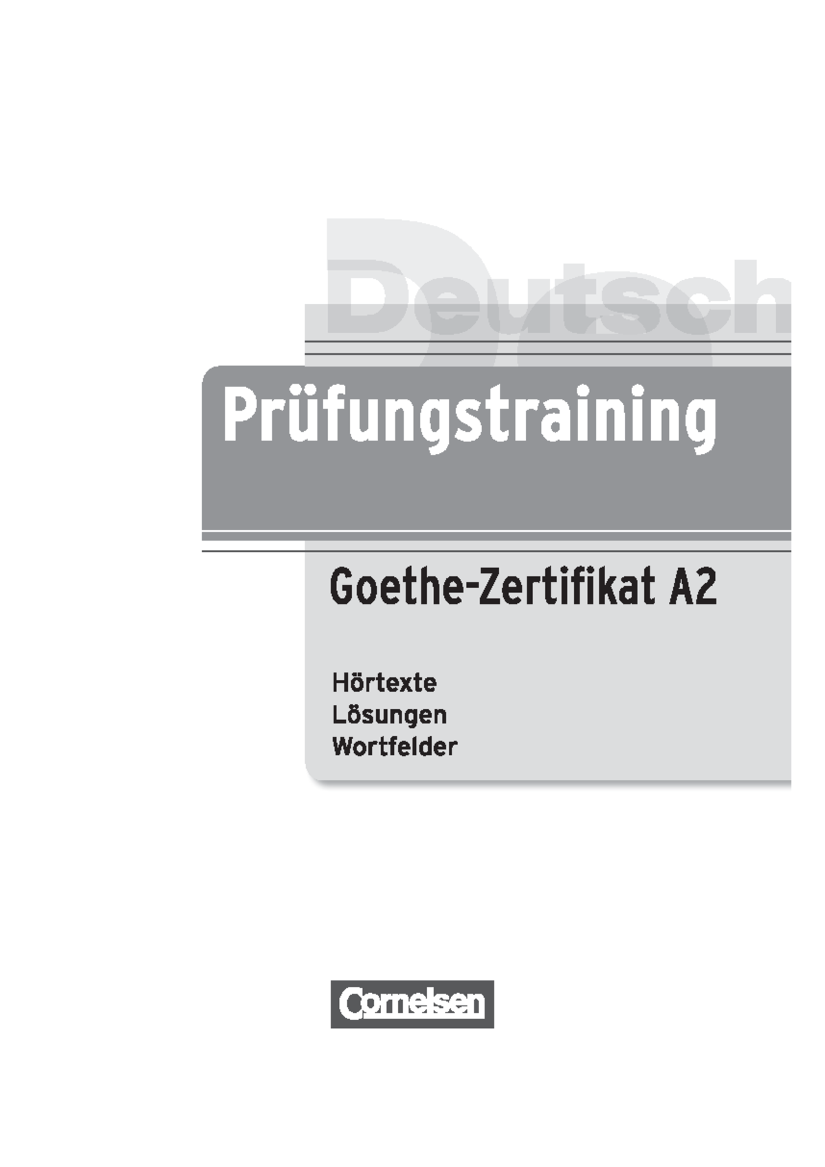 Pruefungstraining A2 Neu Model 2016 Loesung - Hörtexte Prüfungstraining ...