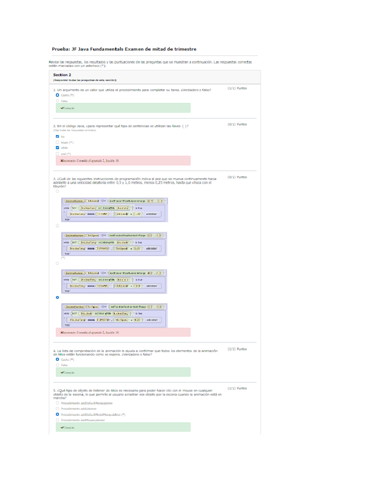 Prueba JF Java Fundamentals Examen de mitad de trimestre - Studocu