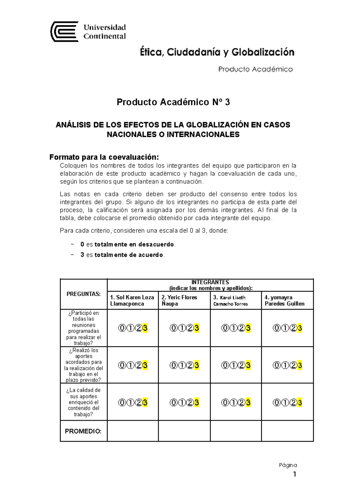 Producto academico 03 Etica.docx - Producto Académico Nº 3 ANÁLISIS DE LOS EFECTOS DE LA - Studocu