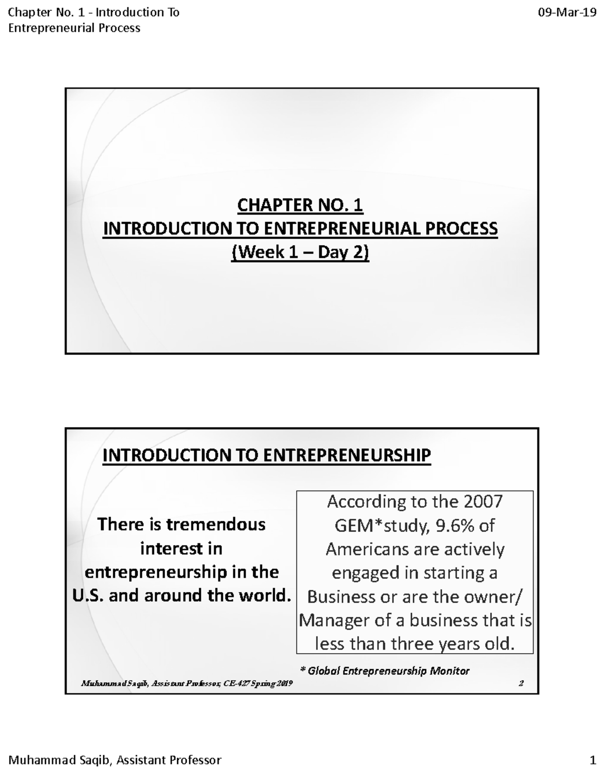 Sample/practice exam, questions and answers - Chapter No. 1 ...