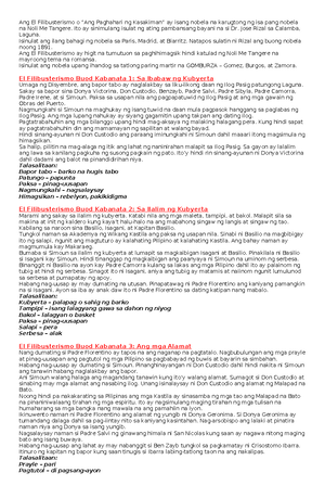 Florante AT Laura - F L O R A N T E A T L A u R A B u o d N g B A w A T K A b A N A T A (1-30 ...