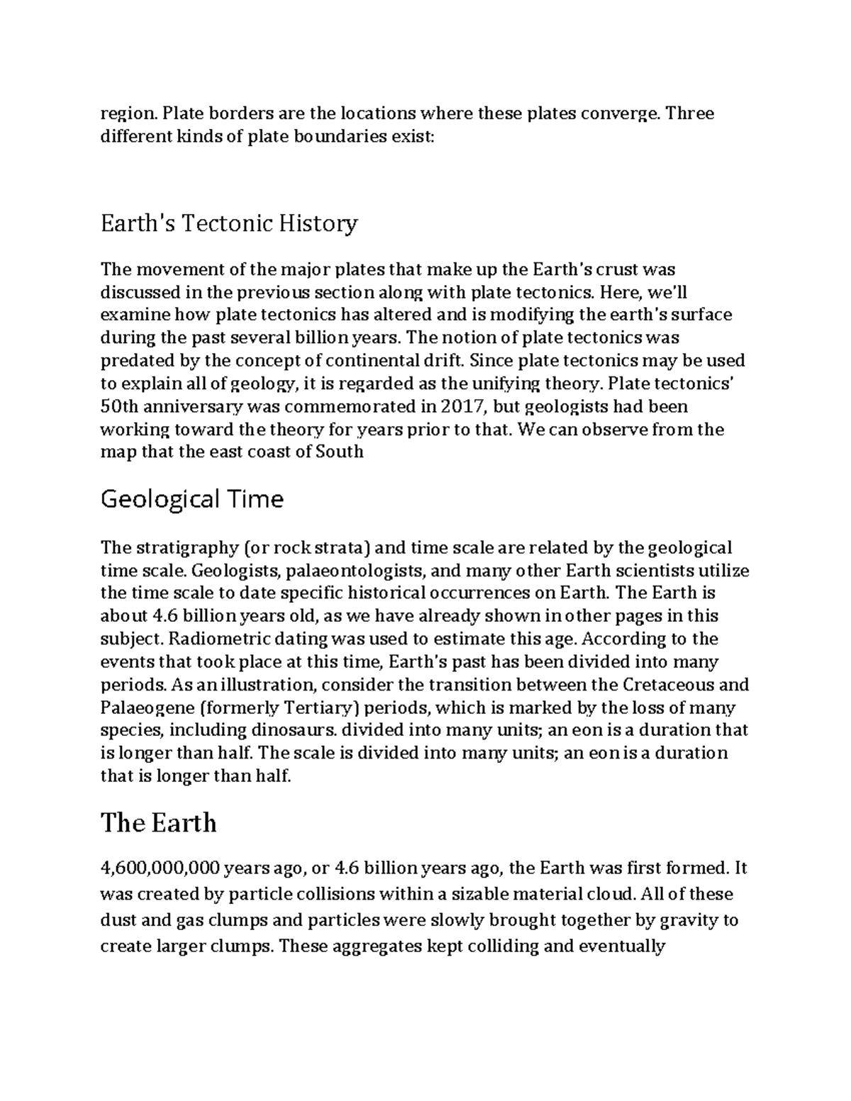 Layers Of the Earth 3 - taken 2022 - region. Plate borders are the ...