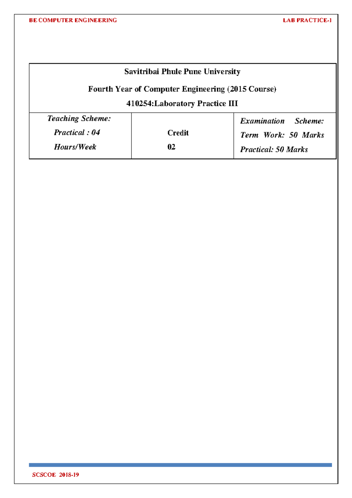 Final-LP-I - Manual of BE computer - BE COMPUTER ENGINEERING LAB ...