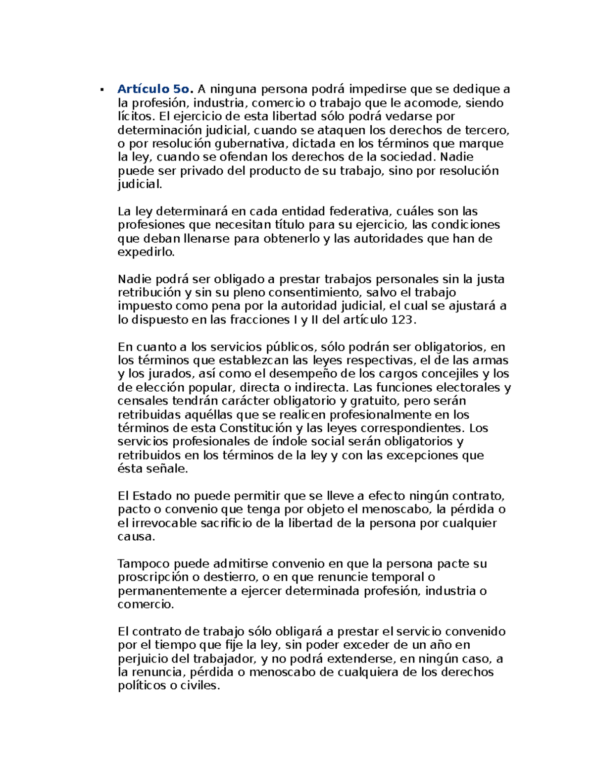 Artículo 6o - Articulo de la constitucion politica de los estados ...