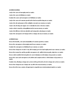 Exchange Rates - Economics revision and helpful class notes - Exchange ...