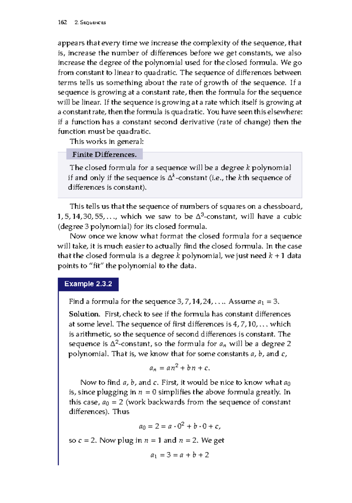 Discrete mathematics-60 - 162 2. Sequences appears that every time we ...