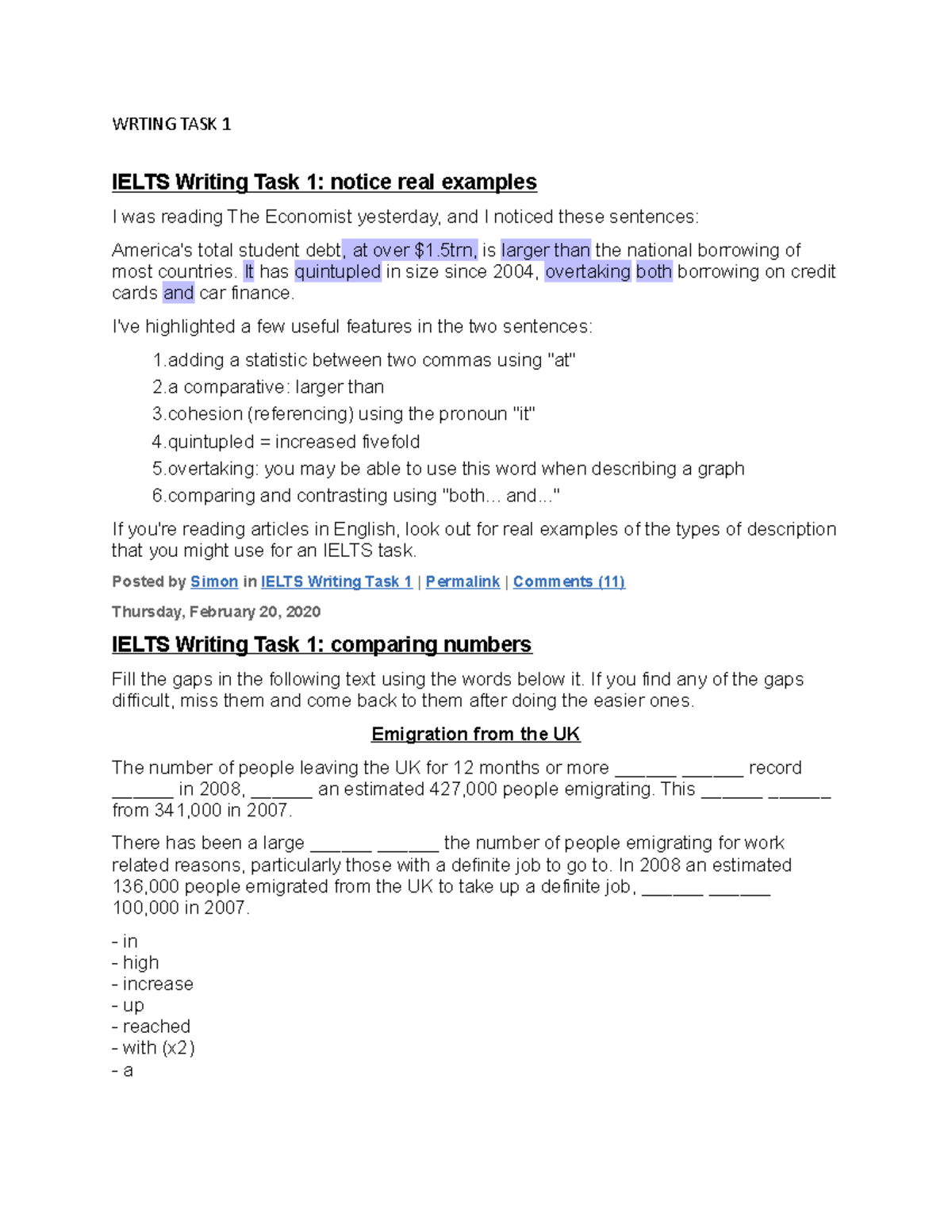 Simone - Wrting TASK 1 - Grade: 7 - WRTING TASK 1 IELTS Writing Task 1 ...