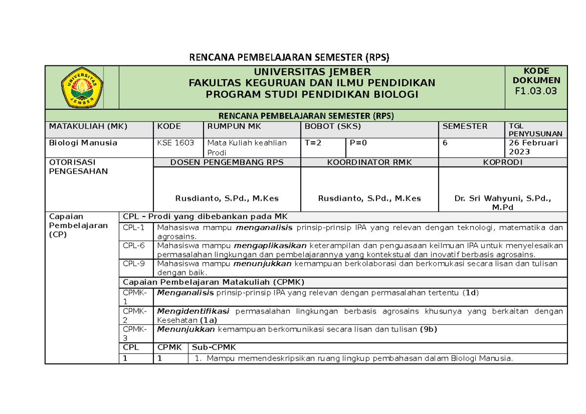 Template RPS Form PP 02 - iiggg ihugg ugyftg huhugy - RENCANA ...