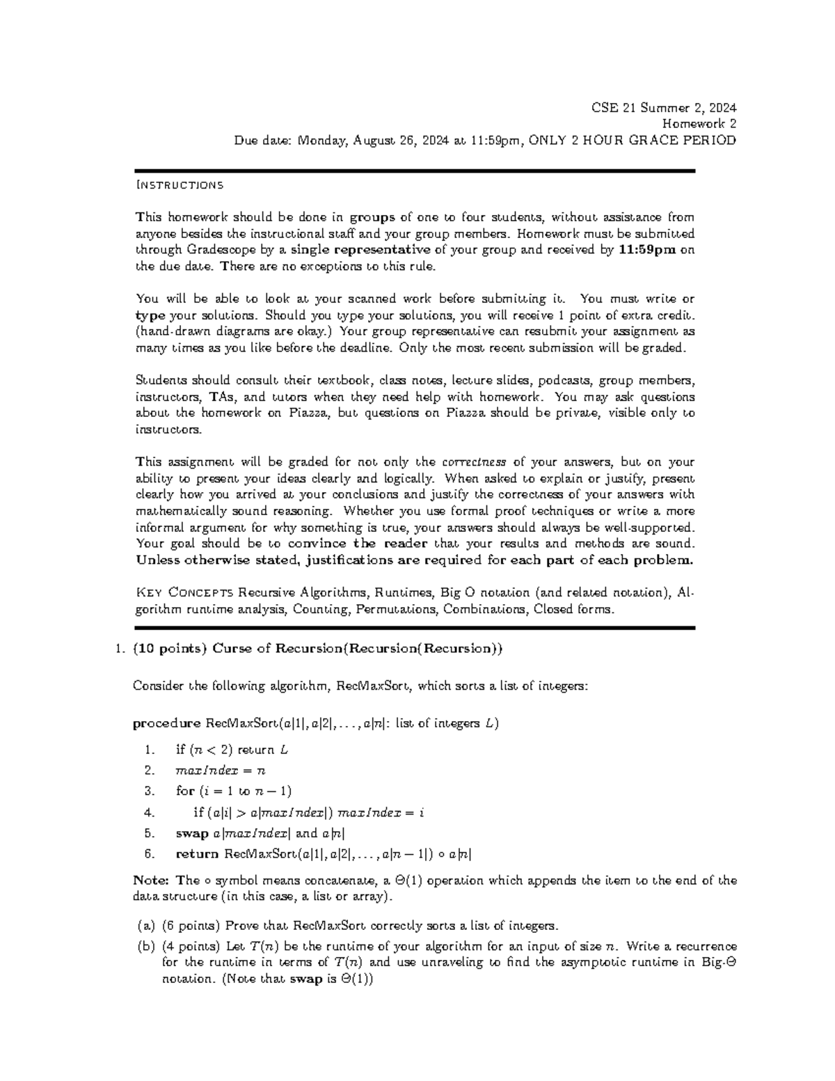CSE21 Su2 2024 HW 02 - HW 2 for CSE 21 during summer session 2. - CSE 21 Summer 2, 2024 Homework ...