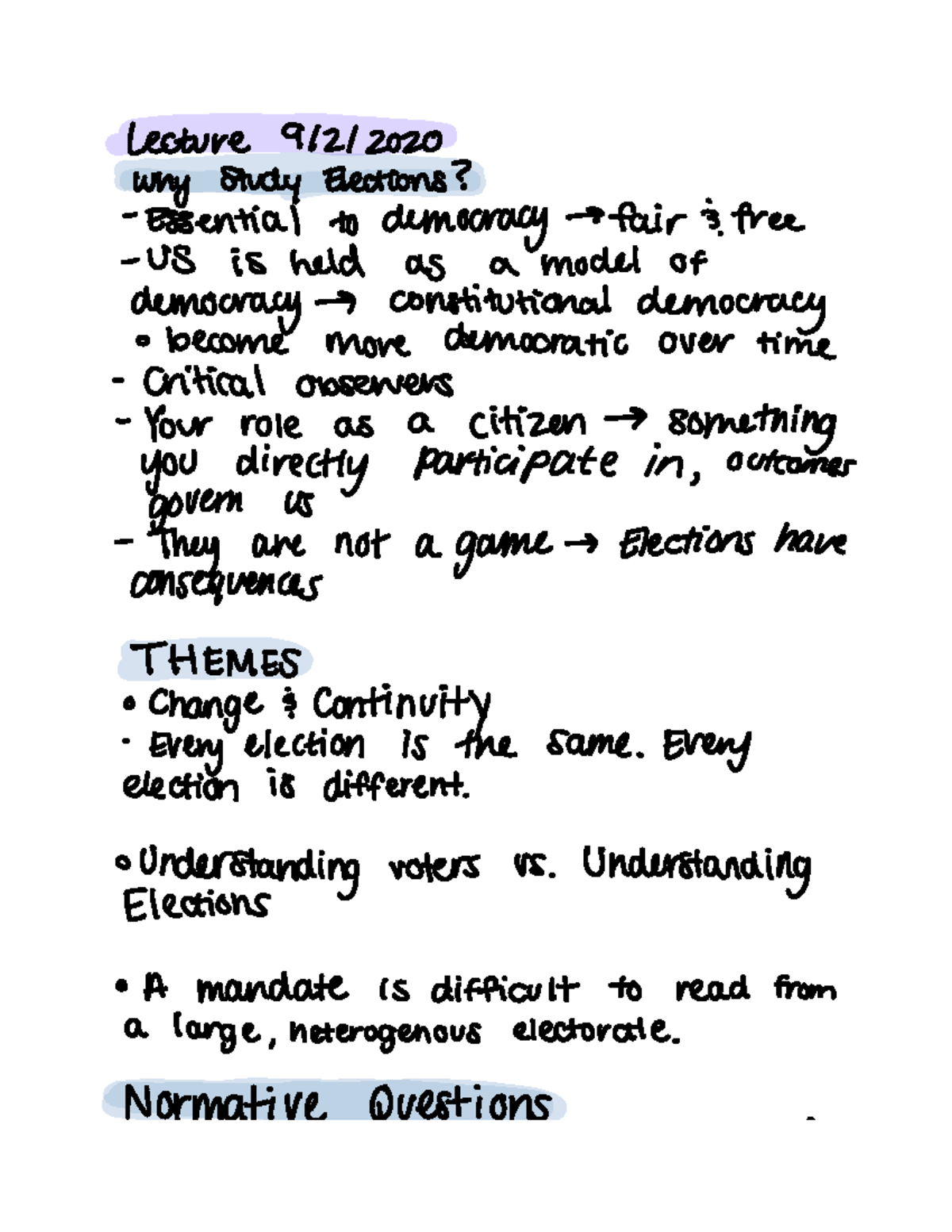 PS305 Lecture Sep 2, 2020 - ####### Lecture 91212020 Why Study ...