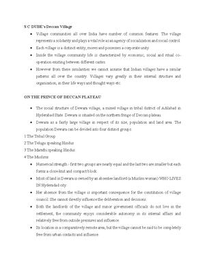 G S Ghurye - Lecture note discusses the perspectives of sociological ...