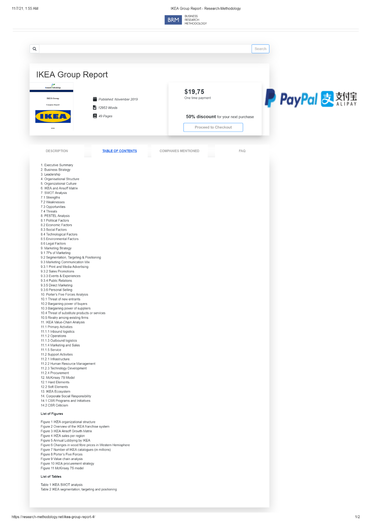 IKEA Group Report - Research-Methodology - RM-01SOM-Mar - Studocu