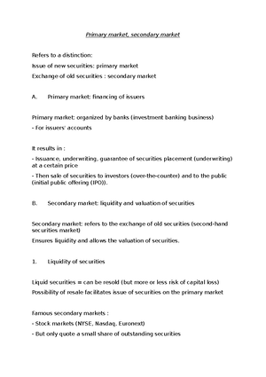 Evolution of financial systems - Major developments since the 19th ...