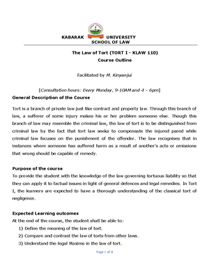 Sample ILC Draft Article 1 - 20 TH SESSION OF THE KENYA MODEL UNITED ...