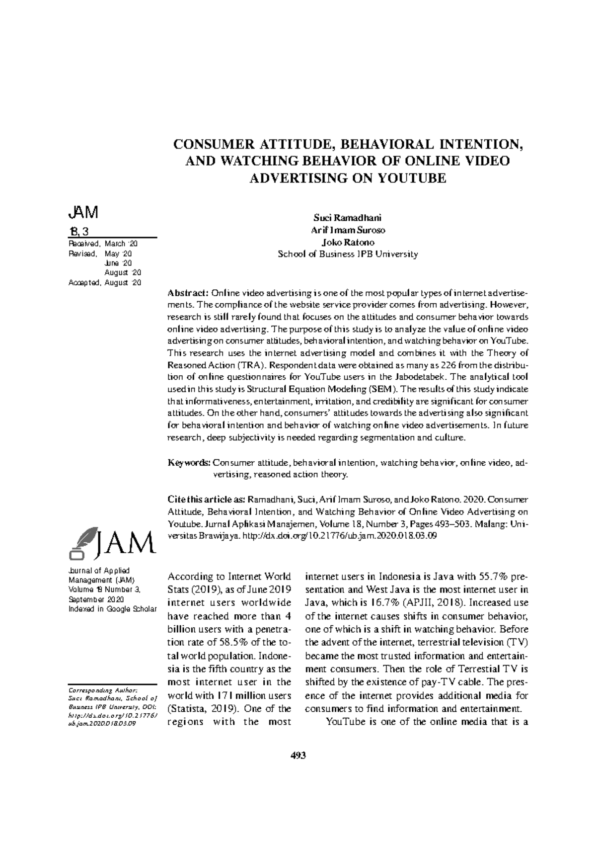 26research paper RM course papers and articles - DIKTI ACCREDITED SK NO ...