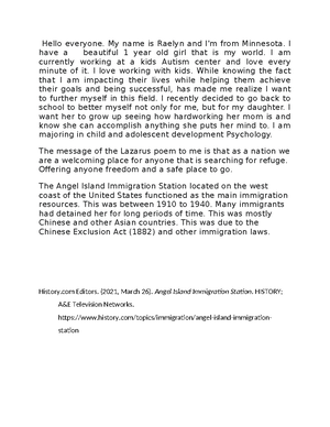 HIS 217 Mod 4 Journal - Mod 4 A - Historical Narratives Justifying ...