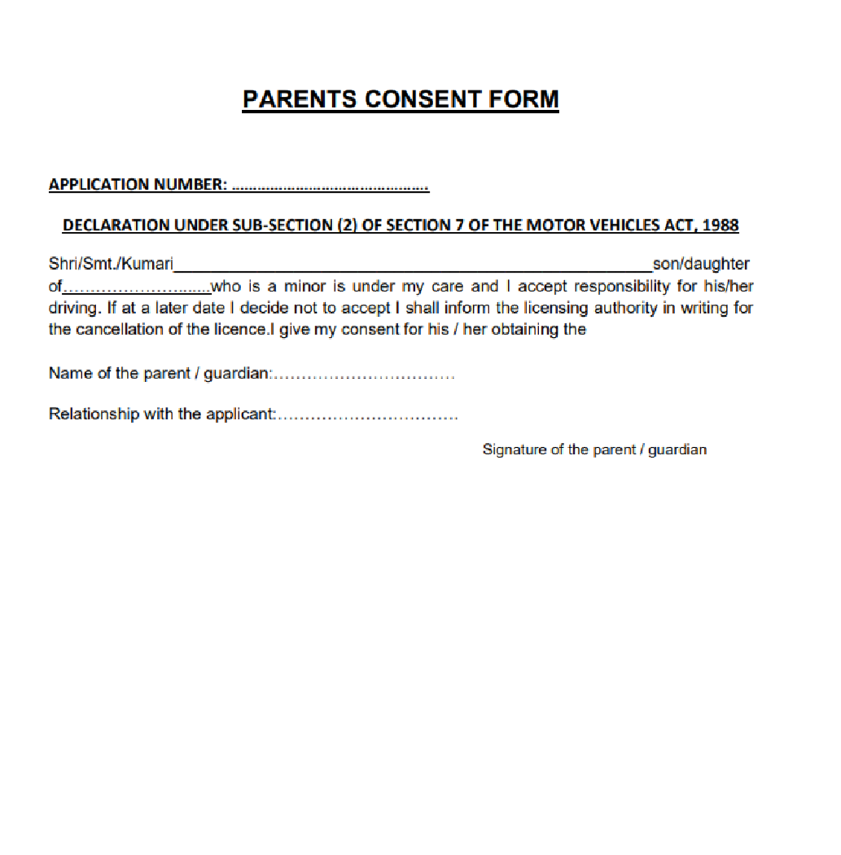 Parent Consent Form Download - Design Technology HL - Studocu