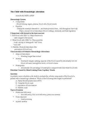 Pediatric Quick Notes full guide color - Quick Notes Table of Contents ...