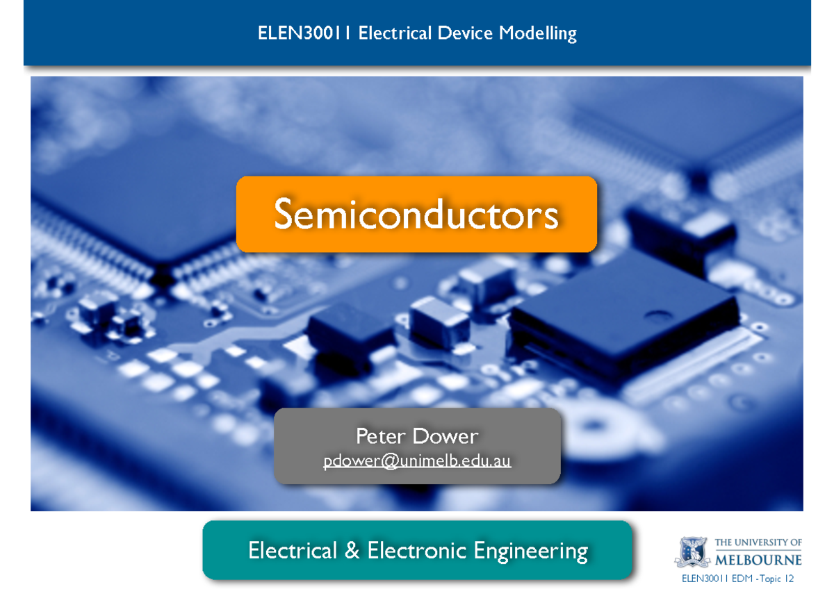 Semiconductor Devices and Modelling - Studocu