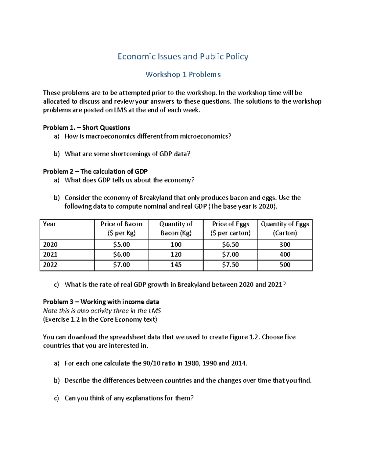 Eco-revision-1 - It is for reference only. - Economic Issues and Public ...